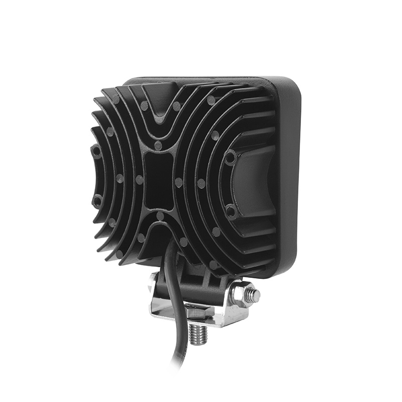 Square 9 x 3W LED Work Lamp