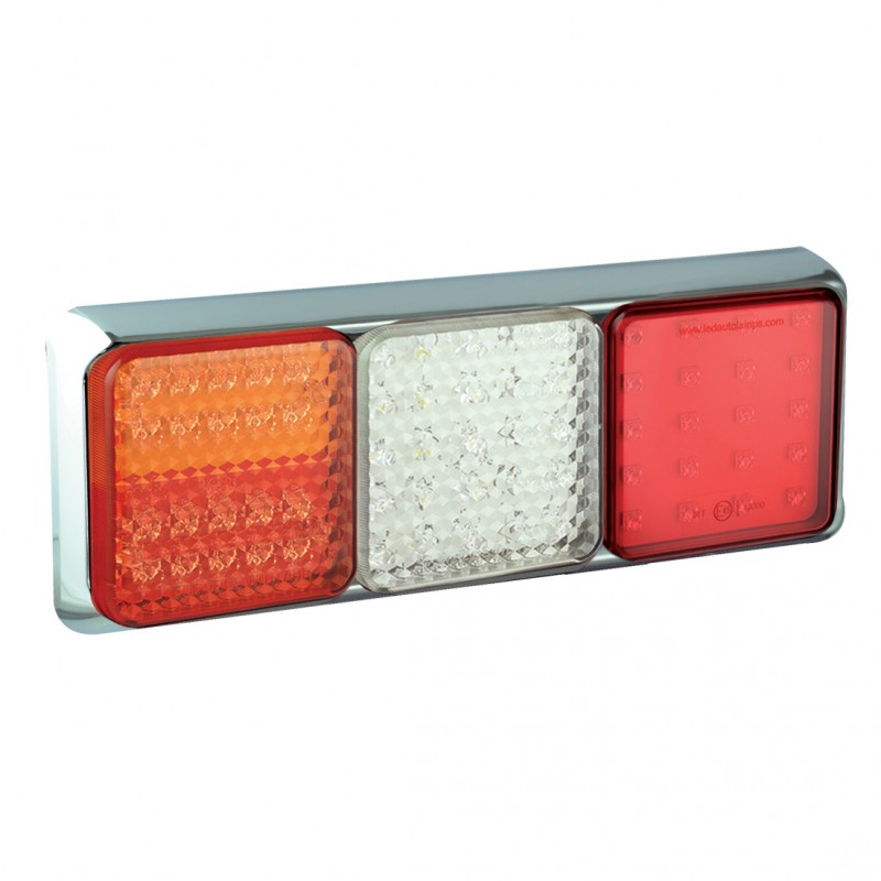 100 Series – Triple Combination Lamp – Chrome