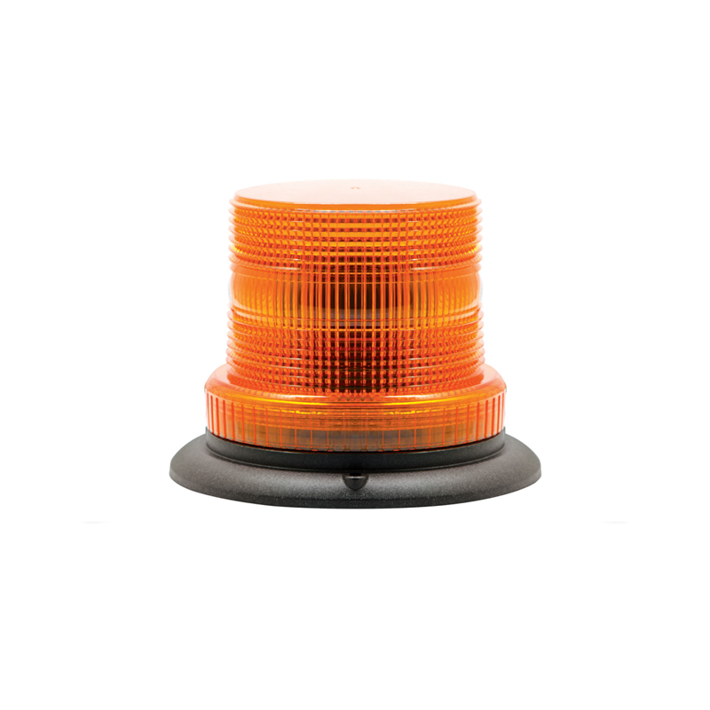 Compact Amber Warning Beacon - Three-Bolt Mount