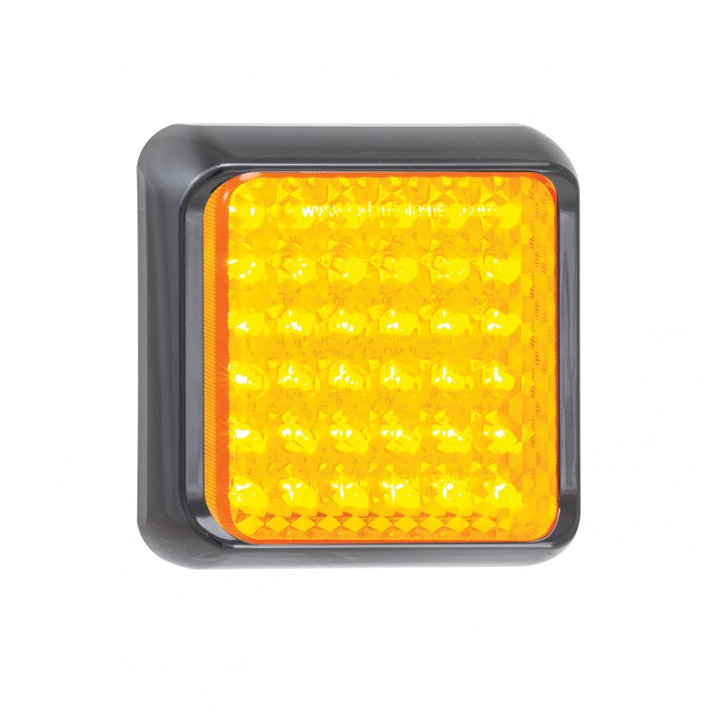 Square Indicator Lamp – Black Bracket