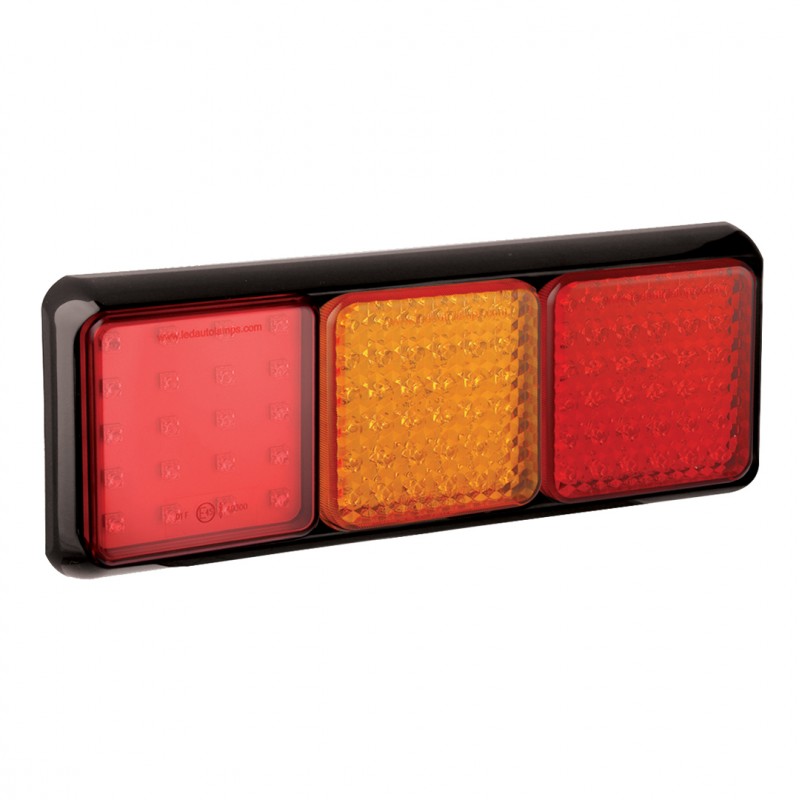 125 Series – Triple Combination Lamp – Black