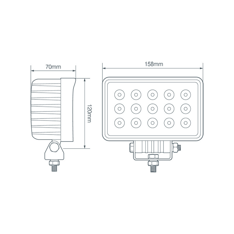 45W Rectangular Flood Lamp