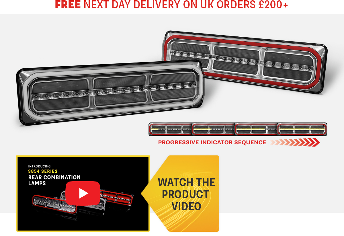 New Product Release - 3854 Series Rear Combination Lamps