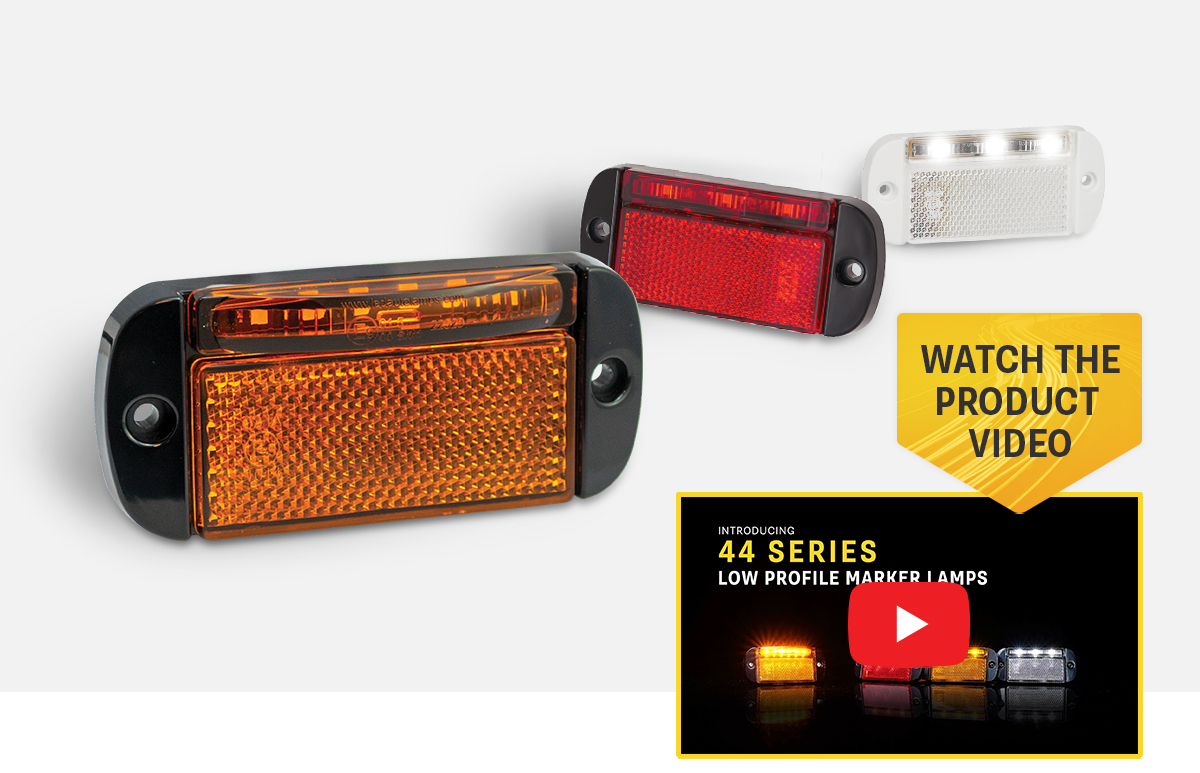 Product Focus - 44 Series Low Profile Marker Lamps