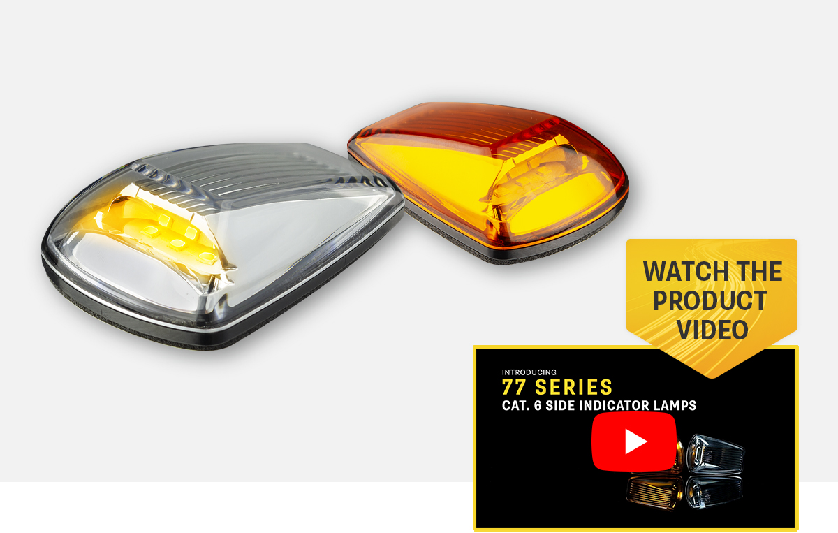 Product Focus - 77 Series Cat. 6 Side Indicator Lamps