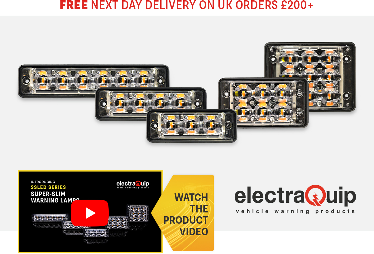 Product Focus - SSLED Series Super-Slim Warning Lamps